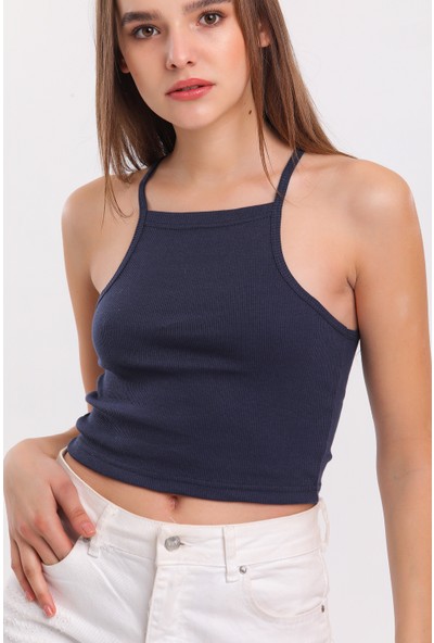 Tiodes Kadın Ince Askılı Crop Top Tiodes Kadın Ince Askılı Crop Top