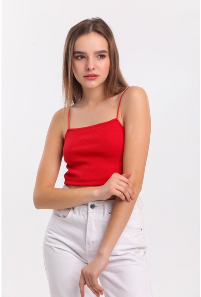 Tiodes Kadın Ip Askılı Büstiyer Crop Top Tiodes Kadın Ip Askılı Büstiyer Crop Top