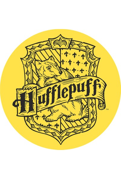 Sihir Dükkanı Hufflepuff Bardak Altlığı 11×11 cm Ahşap Sihir Dükkanı Hufflepuff Bardak Altlığı 11×11 cm Ahşap