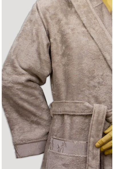 Class Bambu Kapüşonlu Erkek Bornozu