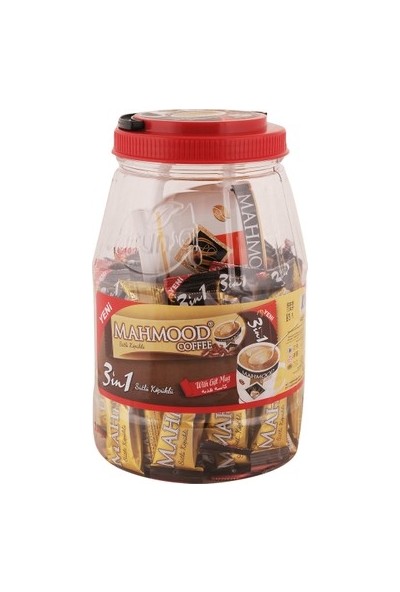 Mahmood Coffee 3ü1 Arada Sütlü Köpüklü 36 Adet+ Kavanozlu Bardak Mahmood Coffee 3ü1 Arada Sütlü Köpüklü 36 Adet+ Kavanozlu Bardak