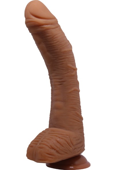 Lilitu Shop 28,2 cm Belden Bağlamalı Gerçekçi Kalın Dildo Penis - Alex