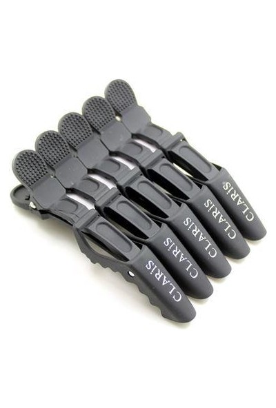 Claris C-32101 Yarasa Saç Kesim Pensi 5li Carbon Siyah