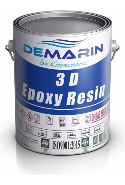 Demarin Ultra Şeffaf 3D Döküm Tipi Epoksi Reçine Demarin Ultra Şeffaf 3D Döküm Tipi Epoksi Reçine