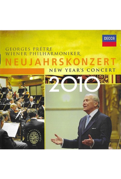 Georges Prêtre, Wiener Philharmoniker – Neujahrskonzert, New Year's Concert 2010 (2 Cd) Georges Prêtre, Wiener Philharmoniker – Neujahrskonzert, New Year's Concert 2010 (2 Cd)