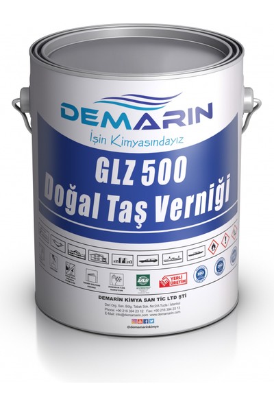 Demarin Glazol Doğal Taş Verniği Demarin Glazol Doğal Taş Verniği