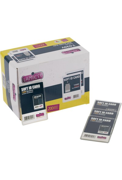 Lamiess T-039 V Dikey Kimlik Kabı 0,4 mm 200 'lü