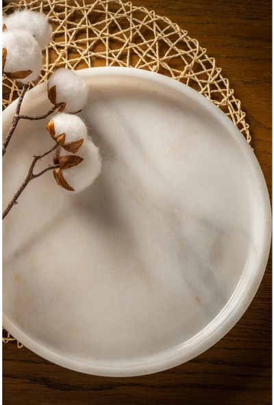 Voodo Concept Beyaz Mermer Sunum Tepsi Voodo Concept Beyaz Mermer Sunum Tepsi