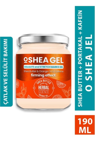 HERBAL SCIENCE Oshea Selülit ve Çatlak Jeli 190 ML HERBAL SCIENCE Oshea Selülit ve Çatlak Jeli 190 ML