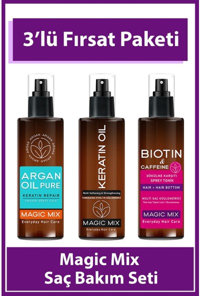 MAGIC MIX Argan + Keratin + Biotin Oil