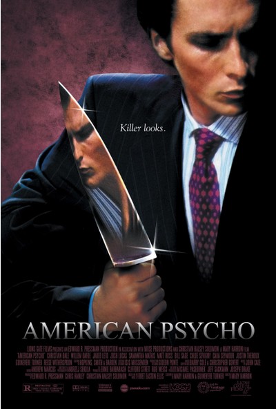 American Psycho (2000) 70 cm x 100 cm Afiş - Poster Jubdbhyou