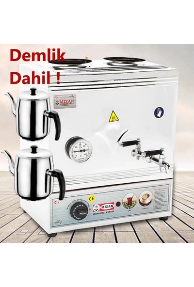 Mizan MC217 Çift Demlikli Elektrikli Pleytsiz Çay Ocağı 30 Lt + 2 Adet Demlik Mizan MC217 Çift Demlikli Elektrikli Pleytsiz Çay Ocağı 30 Lt + 2 Adet Demlik