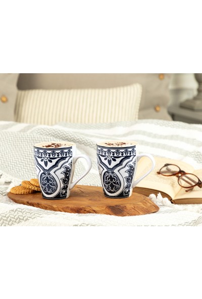 Madame Coco Maena Porte 2'li Kupa Seti - Mavi 300 ml Madame Coco Maena Porte 2'li Kupa Seti - Mavi 300 ml