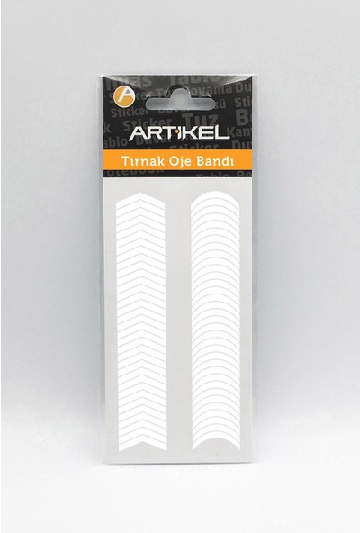 Artikel Şekiller -2 French Tırnak Oje Bandı, French Tırnak Sticker, French Manikür Bandı