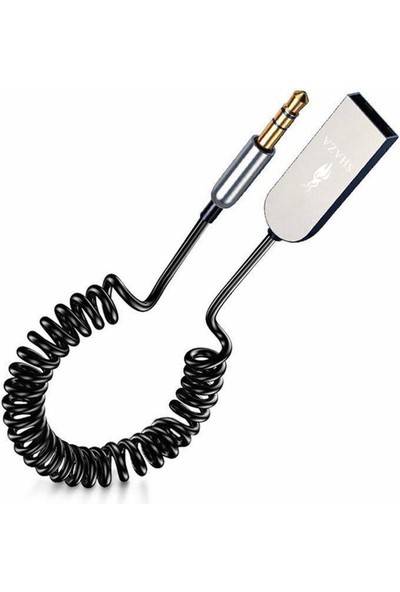 Shaza USB Wireless Bluetooth Araç Kiti Hifi Stereo Ses Alıcısı Aux 3.5mm Jack Adaptörü Bluetooth 5.0 Shaza USB Wireless Bluetooth Araç Kiti Hifi Stereo Ses Alıcısı Aux 3.5mm Jack Adaptörü Bluetooth 5.0