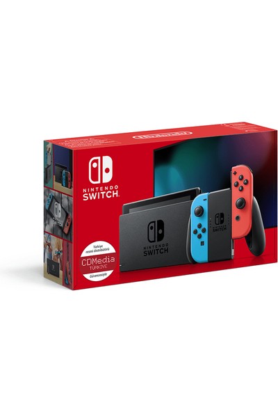 Nintendo Switch Renkli Mavi Kırmızı + Zelda + Cars Switch Oyun Nintendo Switch Renkli Mavi Kırmızı + Zelda + Cars Switch Oyun