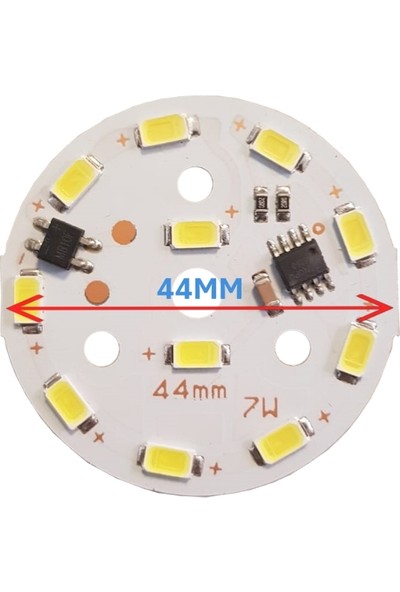 Hazar Led 220 Volt 7 Watt Smd 5630 Ledli Hazır LED Modül 44 mm Gün Işığı Hazar Led 220 Volt 7 Watt Smd 5630 Ledli Hazır LED Modül 44 mm Gün Işığı
