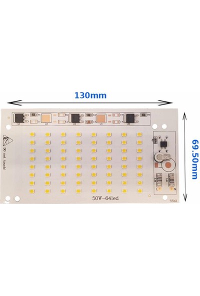 Hazar Led 220 Volt 50 Watt Smd 2835 Ledli Hazır Projektör Pcb Çipi Beyaz Hazar Led 220 Volt 50 Watt Smd 2835 Ledli Hazır Projektör Pcb Çipi Beyaz
