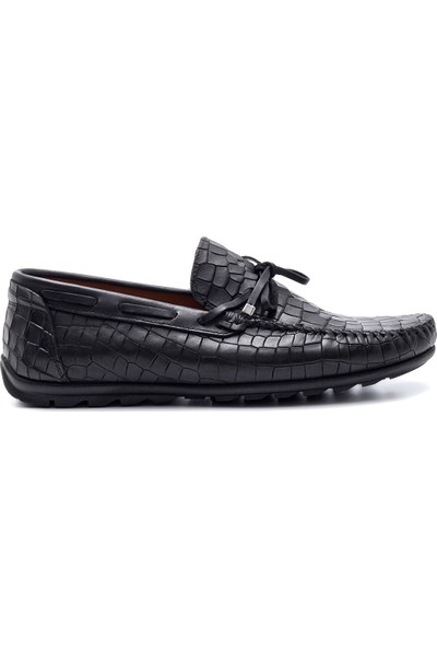 Derimod Erkek Deri Kroko Loafer Derimod Erkek Deri Kroko Loafer