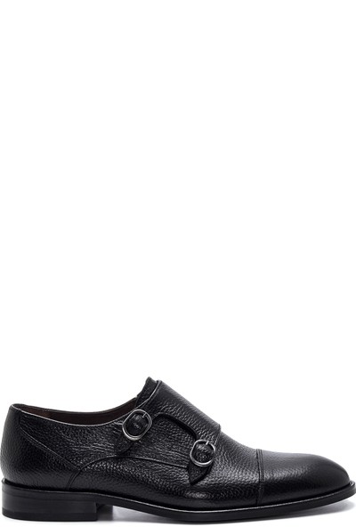 Derimod Erkek Deri Çift Tokalı Klasik Ayakkabı