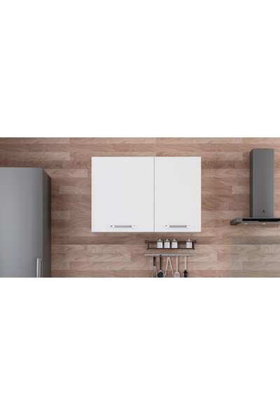 Minar 105 cm Mutfak Dolabı Beyaz 105-B1-ÜST Modül