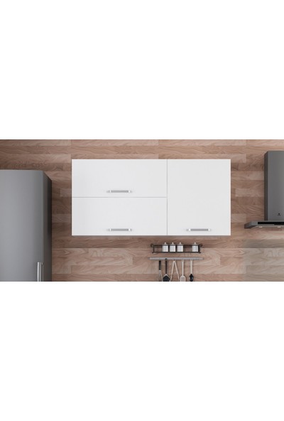 Minar 150 cm Mutfak Dolabı Beyaz 150-B1-ÜST Modül