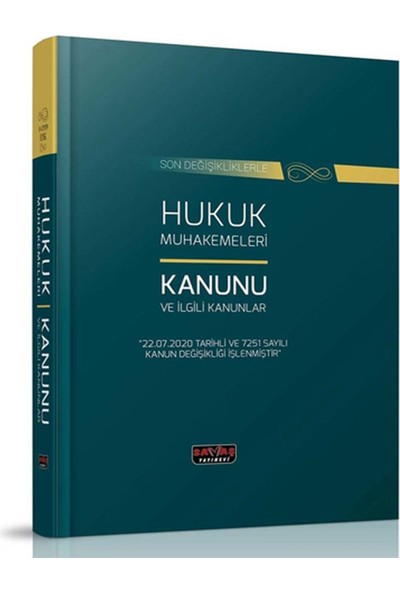 Savaş Yayınevi Hukuk Muhakemeleri Kanunu ve Ilgili Kanunlar