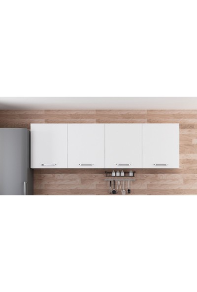 Minar 240 cm Mutfak Dolabı Beyaz 240-B3-ÜST Modül Minar 240 cm Mutfak Dolabı Beyaz 240-B3-ÜST Modül