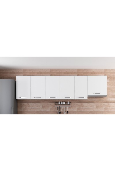 Minar 280 cm Mutfak Dolabı Beyaz 280-B11-ÜST Modül Minar 280 cm Mutfak Dolabı Beyaz 280-B11-ÜST Modül