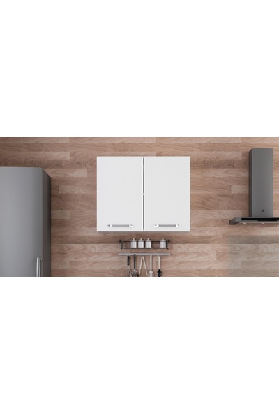 Minar 90 cm Mutfak Dolabı Beyaz 90-B1-Üst Modül