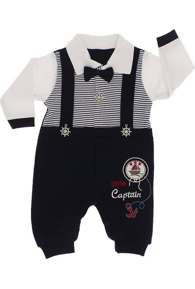 Yağız Denizci Bebek Tulum - Lacivert - 3-6 Ay Yağız Denizci Bebek Tulum - Lacivert - 3-6 Ay