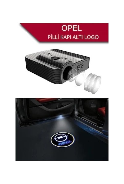 Vegaled Opel Kapı Altı Logo Lamba Pilli Sensörlü Kolay Montaj Vegaled Opel Kapı Altı Logo Lamba Pilli Sensörlü Kolay Montaj