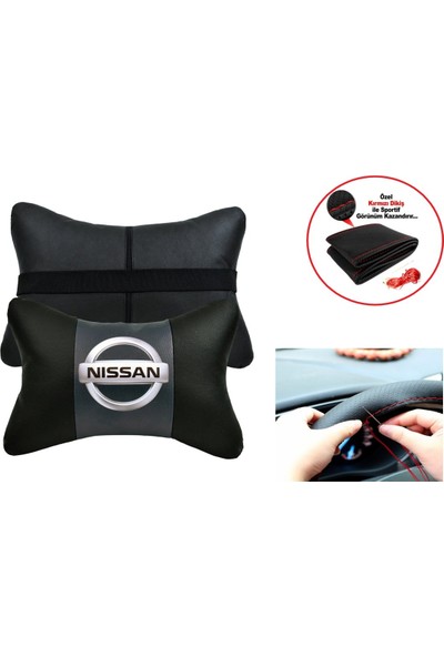 Ayz Oto Aksesuar Nissan Vanette Uyumlu Direksiyon Kılıfı + 5d Ortopedik Oto Boyun Yastığı Ayz Oto Aksesuar Nissan Vanette Uyumlu Direksiyon Kılıfı + 5d Ortopedik Oto Boyun Yastığı
