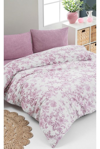 Colorpool Lilac Jasmine Çift Kişilik Nevresim Takımı