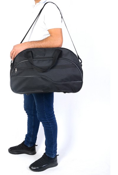 Obay Life Kabin Boy Siyah Seyehat Spor Çantası