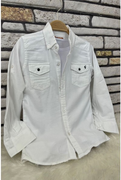 Erkek Likralı Keten Kumaş Slim Fit Gömlek