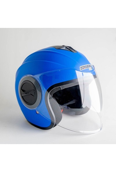Sway Sw 617 Yarım Motosiklet Kaskı - Mavi - M Sway Sw 617 Yarım Motosiklet Kaskı - Mavi - M