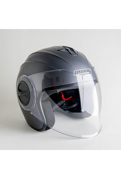 Sway Sw 617 Yarım Motosiklet Kaskı - Gri - S