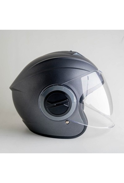 Sway Sw 617 Yarım Motosiklet Kaskı - Gri - Xl