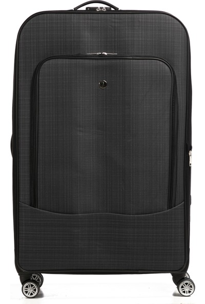 Th Bags Unisex TH-AN1071-A50 Kumaş Valiz Battal Boy 85 cm Siyah