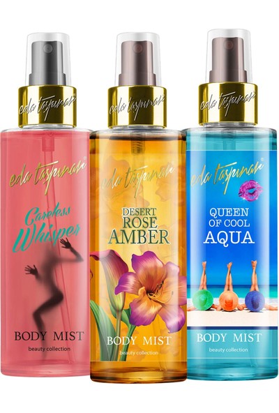 Eda Taşpınar Avantajlı Paket Careless Whisper - Desert Rose Amber - Queen Of Cool Aqua Eda Taşpınar Avantajlı Paket Careless Whisper - Desert Rose Amber - Queen Of Cool Aqua