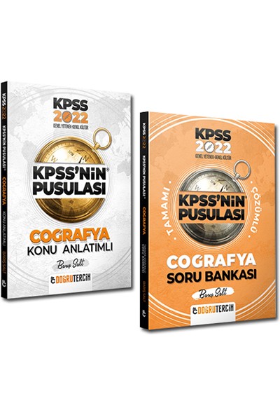 Doğru Tercih Yayınları 2022 KPSS'nin Pusulası Coğrafya Konu ve Soru 2'li Set Doğru Tercih Yayınları 2022 KPSS'nin Pusulası Coğrafya Konu ve Soru 2'li Set