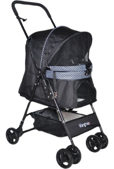 Zampa Showtime Kedi & Köpek Arabası Siyah, 42X69.5X88CM