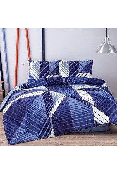 Taç Silva Ranforce Tek Kişilik Nevresim Takımı Lacivert
