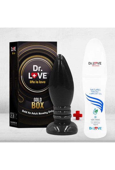 Drlove Bullet Tasarımlı Siyah Anal Plug Tıkaç + Drlove Kayganlaştırıcı Drlove Bullet Tasarımlı Siyah Anal Plug Tıkaç + Drlove Kayganlaştırıcı