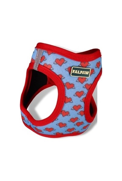 Falpaw Köpek Göğüs Tasması Kalp Desenli Metal Tokalı Hava Alan M Falpaw Köpek Göğüs Tasması Kalp Desenli Metal Tokalı Hava Alan M