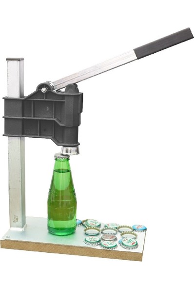 Silimo Gkm-Siyah Şişe Kapatma Aleti Soda Gazoz Kapağı Kapama Makinası