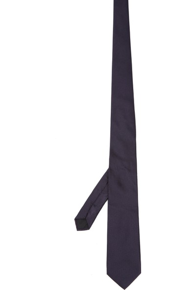 Network Lacivert Desenli Ipek Kravat