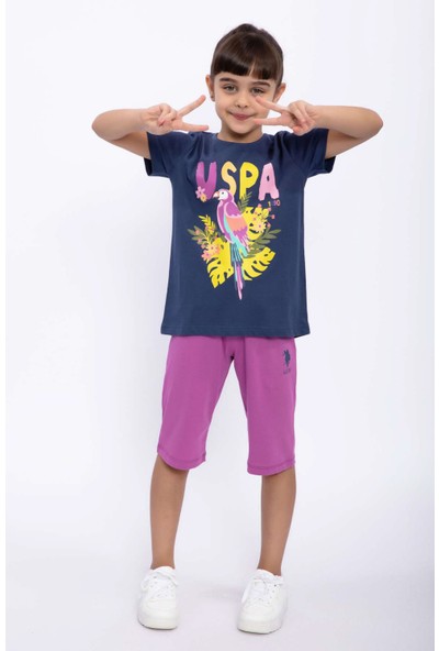 U.s. Polo Assn. US1054 Kız Çocuk Kapri Takım