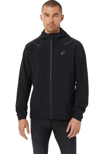 Asics ACCELERATE WATERPROOF 2.0 JACKET Erkek Siyah Ceket - 2011C242-001 Asics ACCELERATE WATERPROOF 2.0 JACKET Erkek Siyah Ceket - 2011C242-001